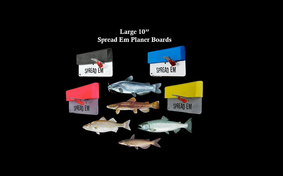 10” Large - Spread Em Planer Boards | Spread Em Planer Boards